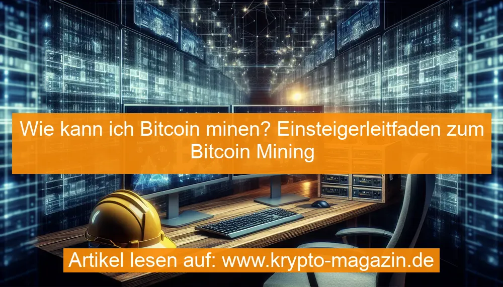 Bitcoin Mining für Anfänger: Schritt-für-Schritt-Anleitung zum Erfolg!